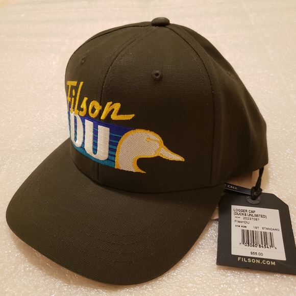 Filson | Accessories | Nwt Filson Ducks Unlimited Logger Cap Hat Olive ...